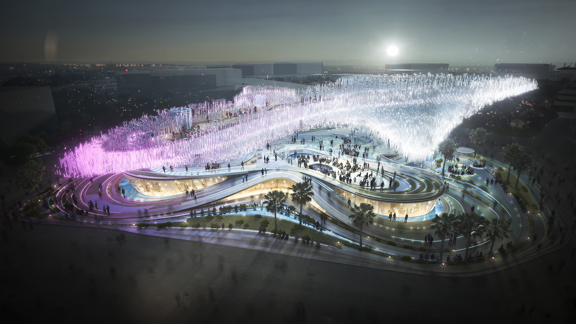 10 DESIGN reveals concept for wall-less Expo pavilion - Round City